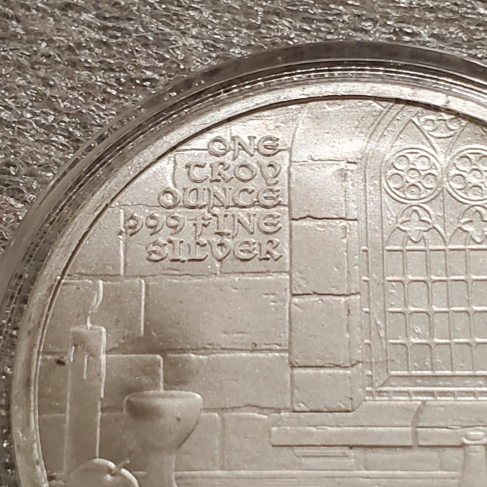 1 oz .999 silver coin Medieval Legends Tristan & Isolde 4th in series ...