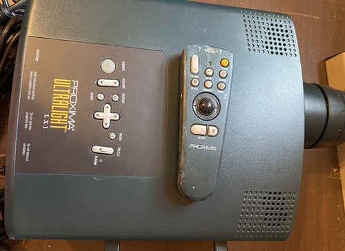 *PRE-OWNED* PROXIMA ULTRALIGHT-LX1 PROJECTOR (w/soft case, cords remote ...