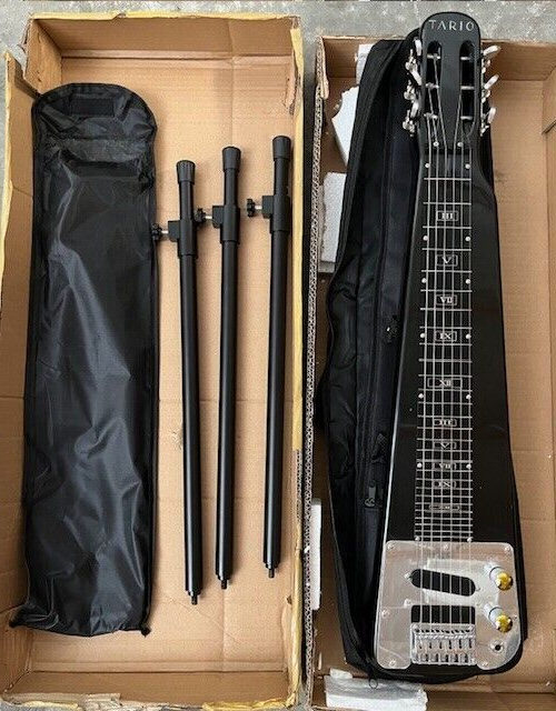 Lap Steel 6 String Slotted Head Stock Electric Slide Guitars ( Open Box ...