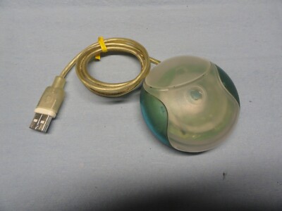 APPLE Hockey Puck Mouse M4848 USB Blue | eBay