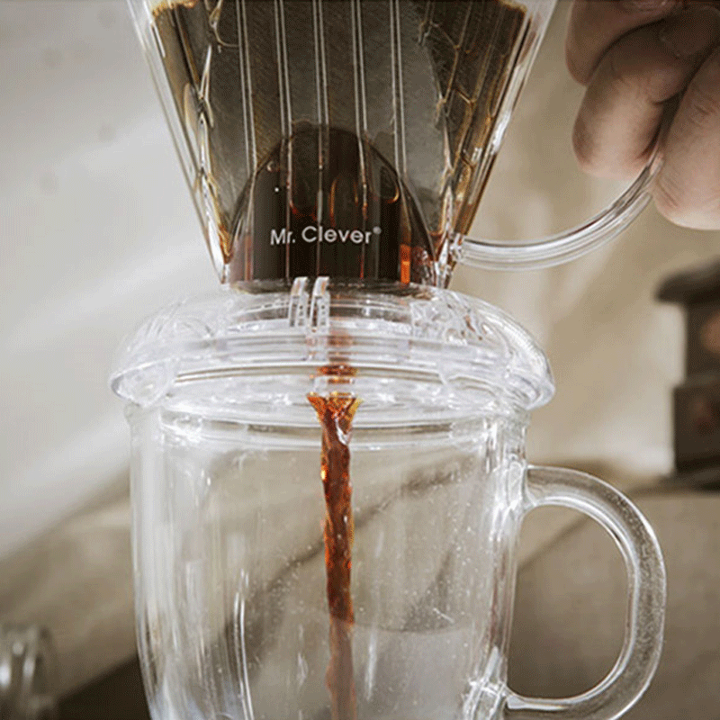 Mr. Clever Coffee Dripper with Lid Smart Handy Brewer BPA Free Hand ...