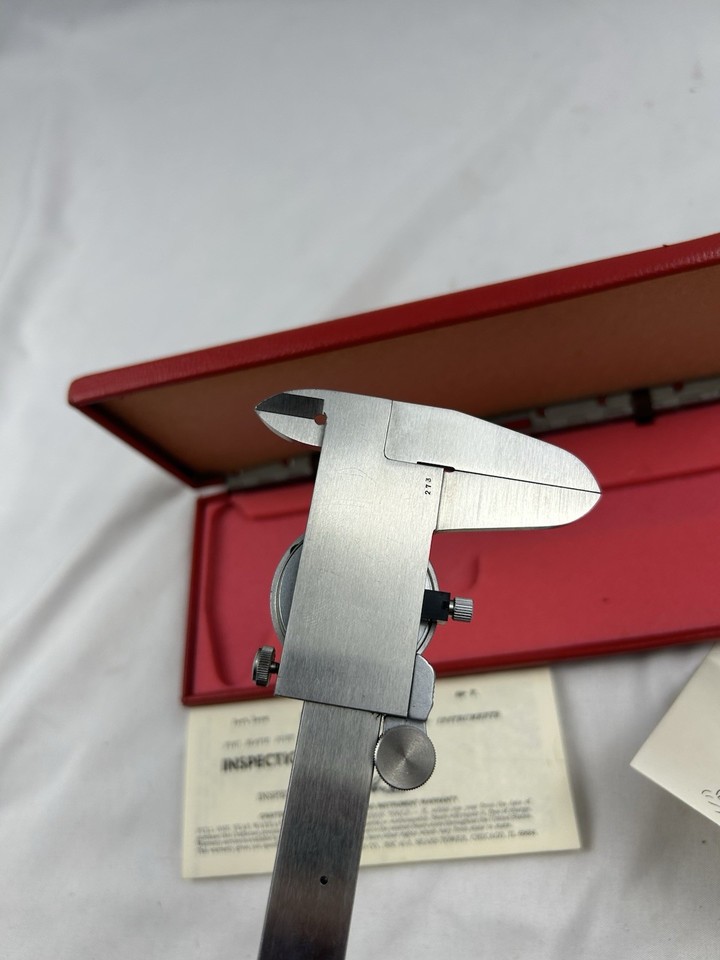 MINTY Vintage Sears Craftsman 6" Manual SAE Dial Caliper 40172 ...