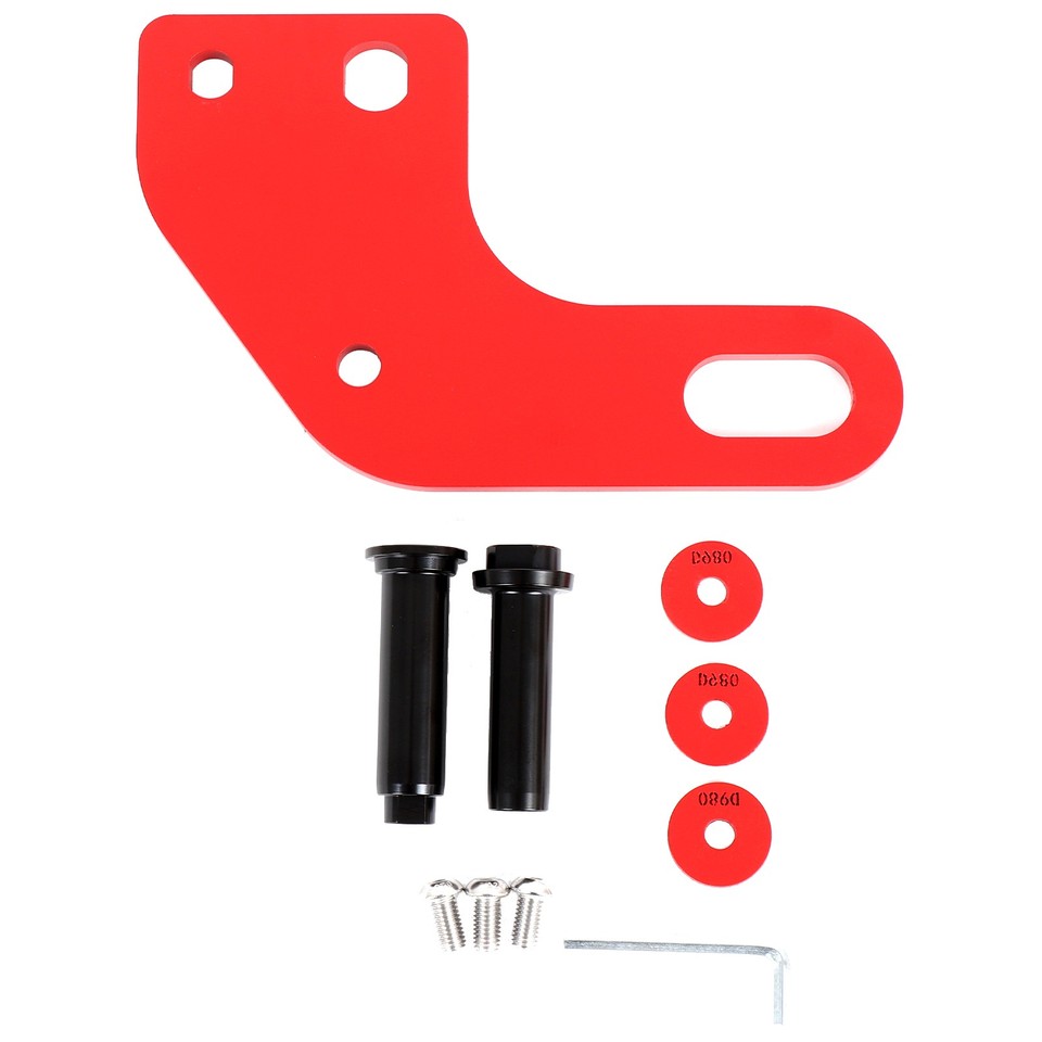 1x Red Carbon Steel Rear Tow Hook Mounting Shackle Bracket For Toyota ...