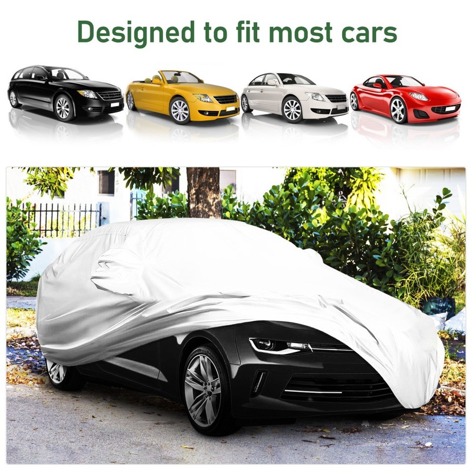 Car Cover Universal Car Cover Snow Wind Protection Cover Outdoor Car ...