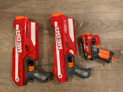 3 MEGA Nerf Guns ~ 2 Mega Manguses ~ 1 Mega Bigshock ~ Cleaned | eBay