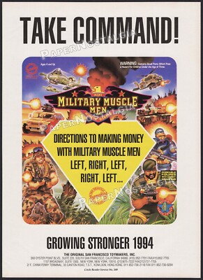 MILITARY MUSCLE MEN - Original 1994 Trade AD / poster _ San Francisco ...