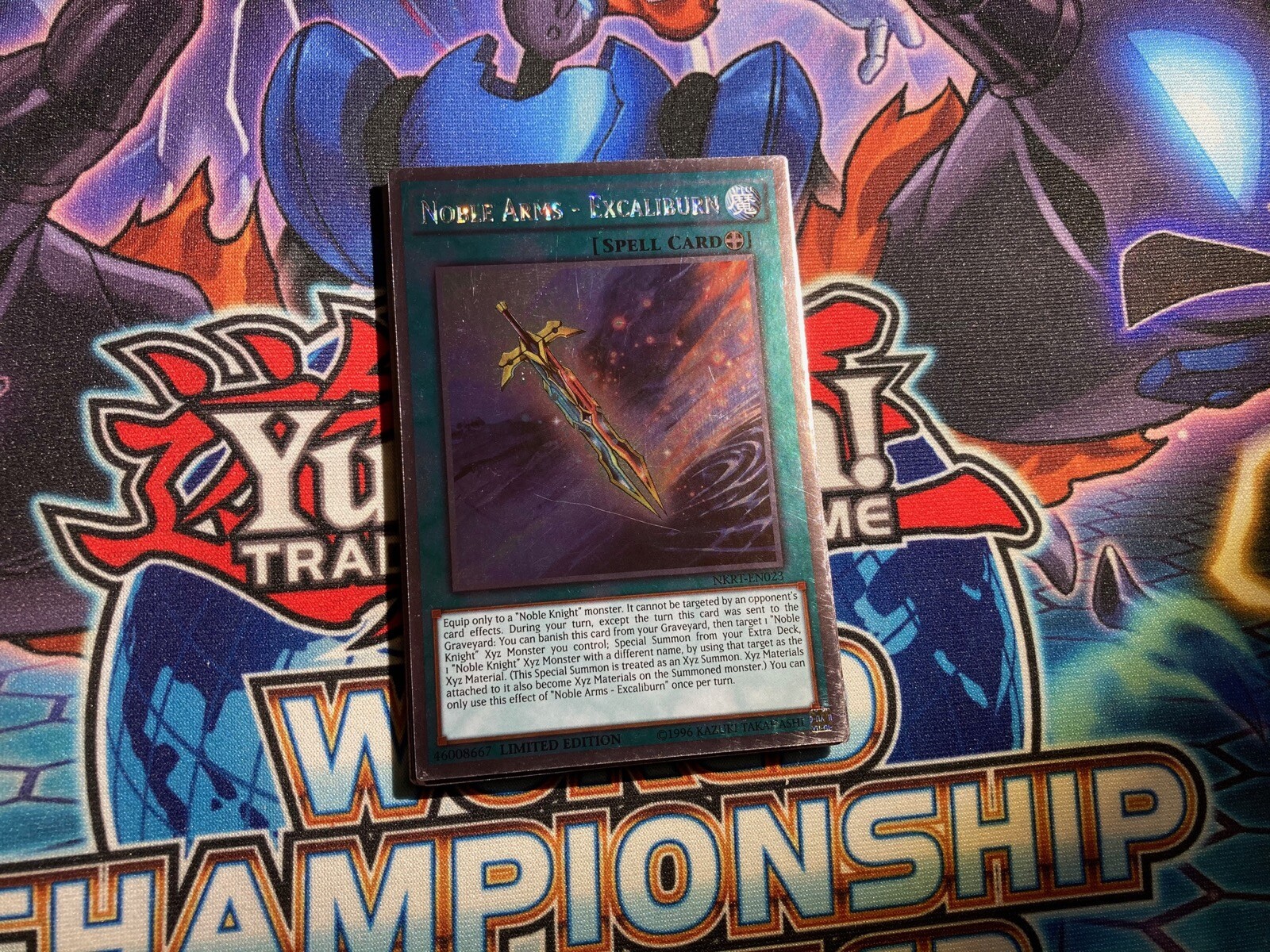 Noble Arms - Excaliburn NKRT-EN023 Platinum Rare NM Yugioh Card | eBay