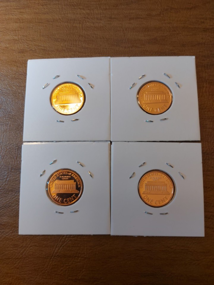 Lot Of 4 Proof Pennies. Perfect Condition. | eBay