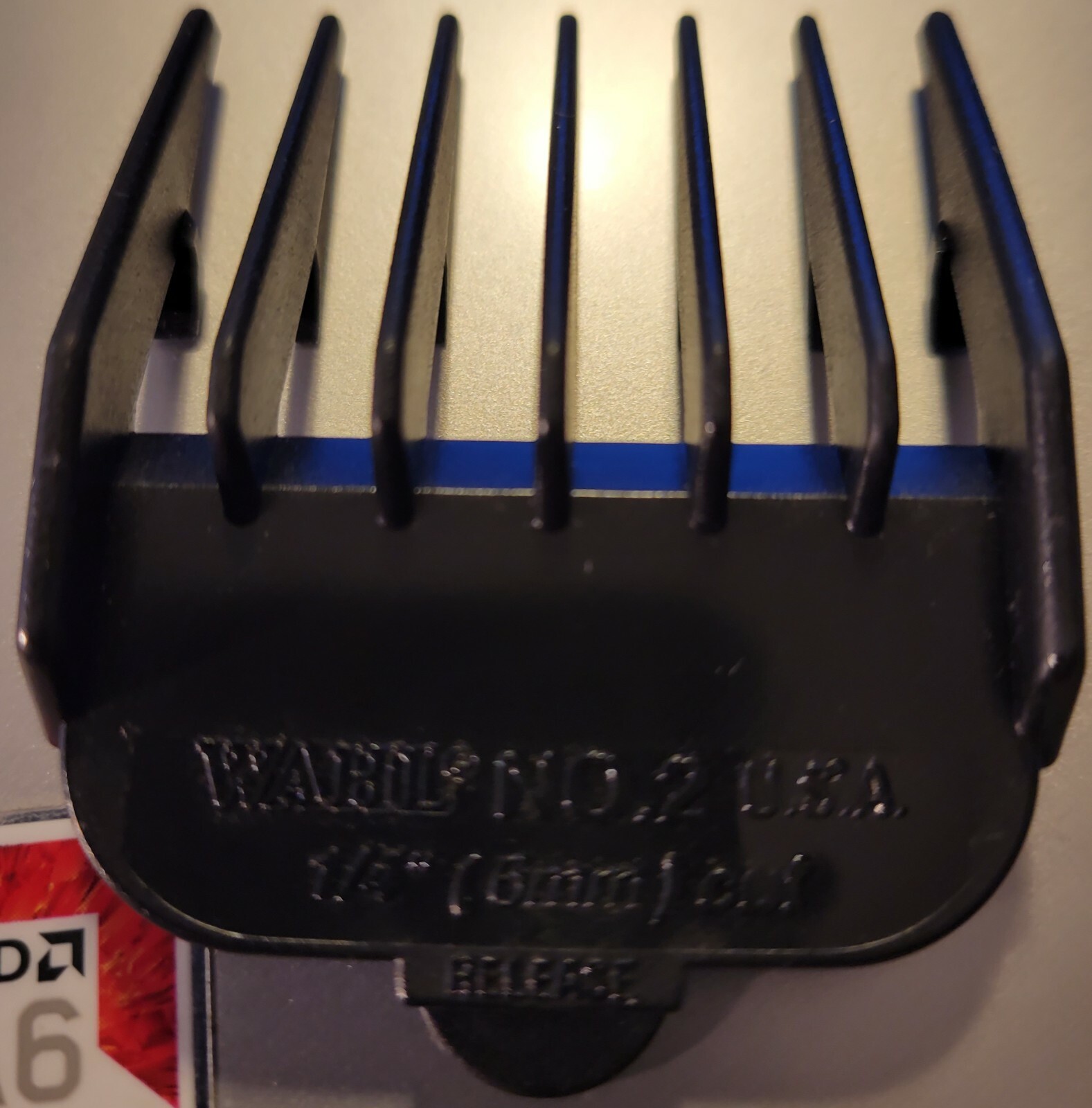 Lot of 6 WAHL Professional Trimmer Guide Comb #2 3/4" 6mm FAST SHIP ...