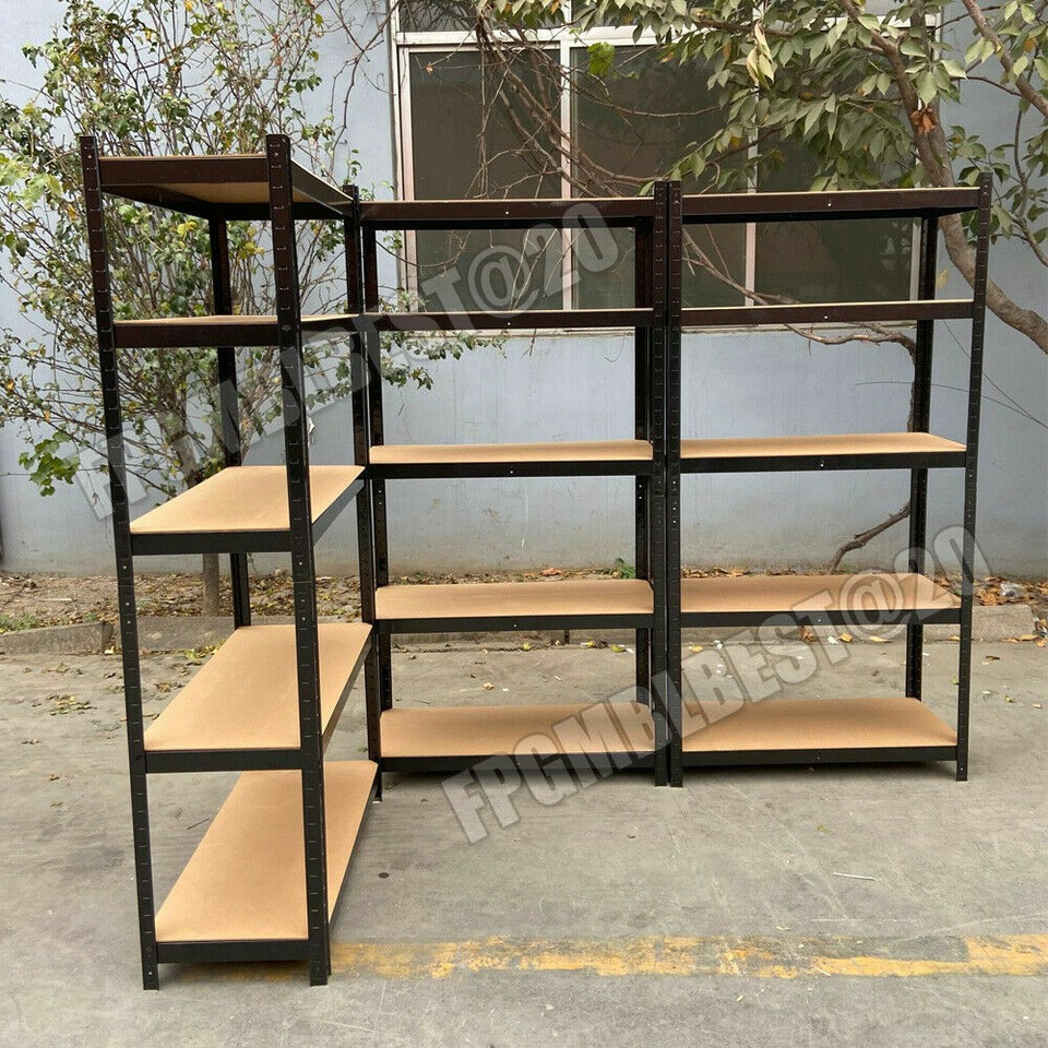 5 Tier Shelf Shelving Racking Heavy Duty Industrial Garage Storage ...