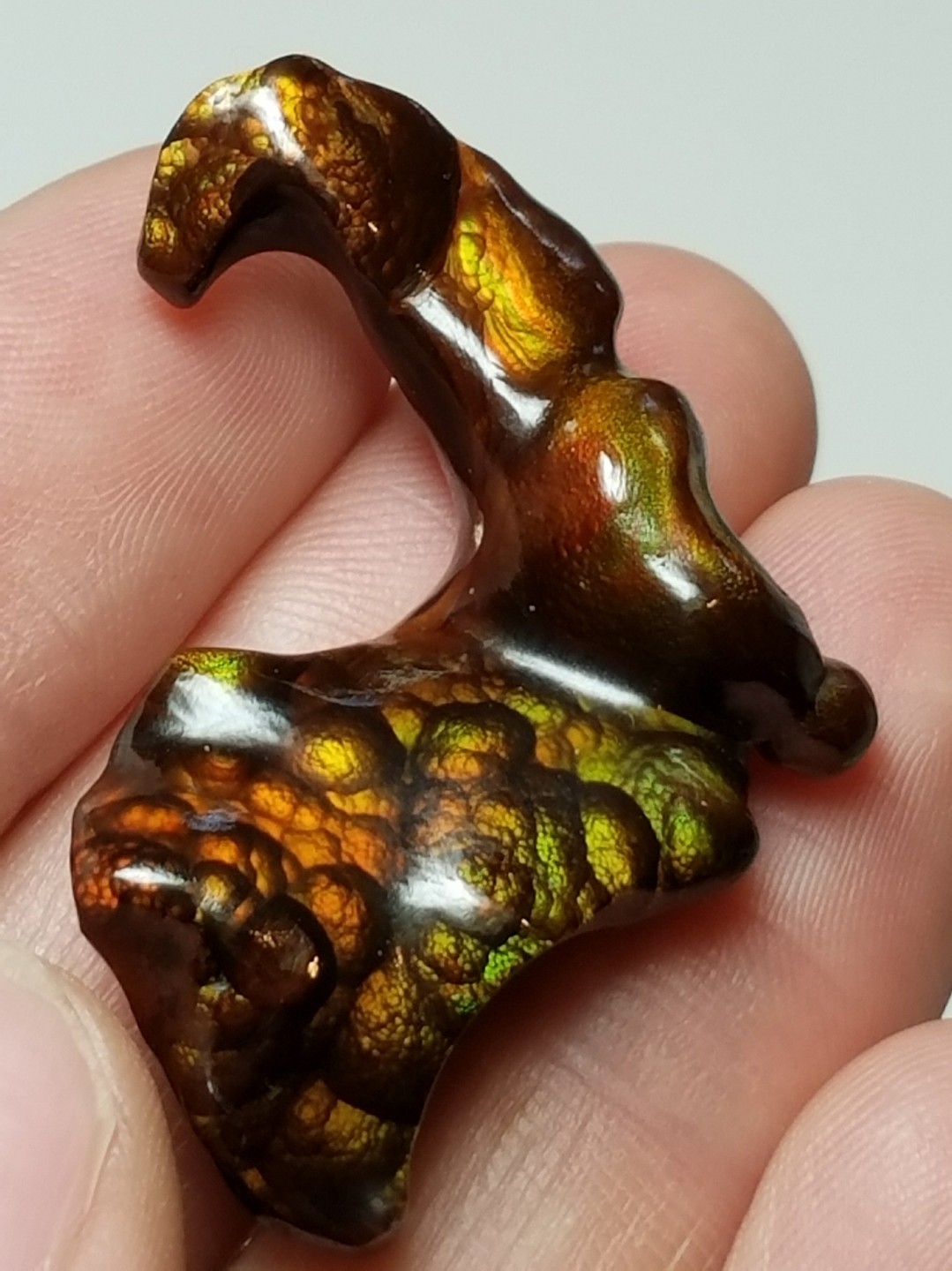 Fire agate. Grade A Arizona fire agate very large with great colors 43 ...