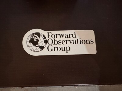 Forward Observations Group FOG FRWD News Sticker Slap | eBay