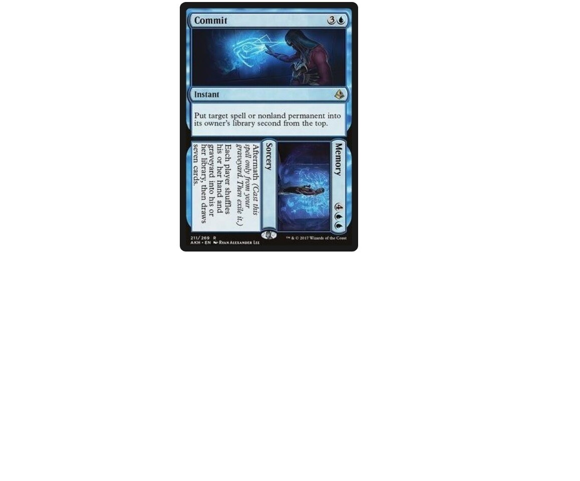 Commit // Memory AMONKHET + 10 Random Rares MTG Magic the Gathering ...