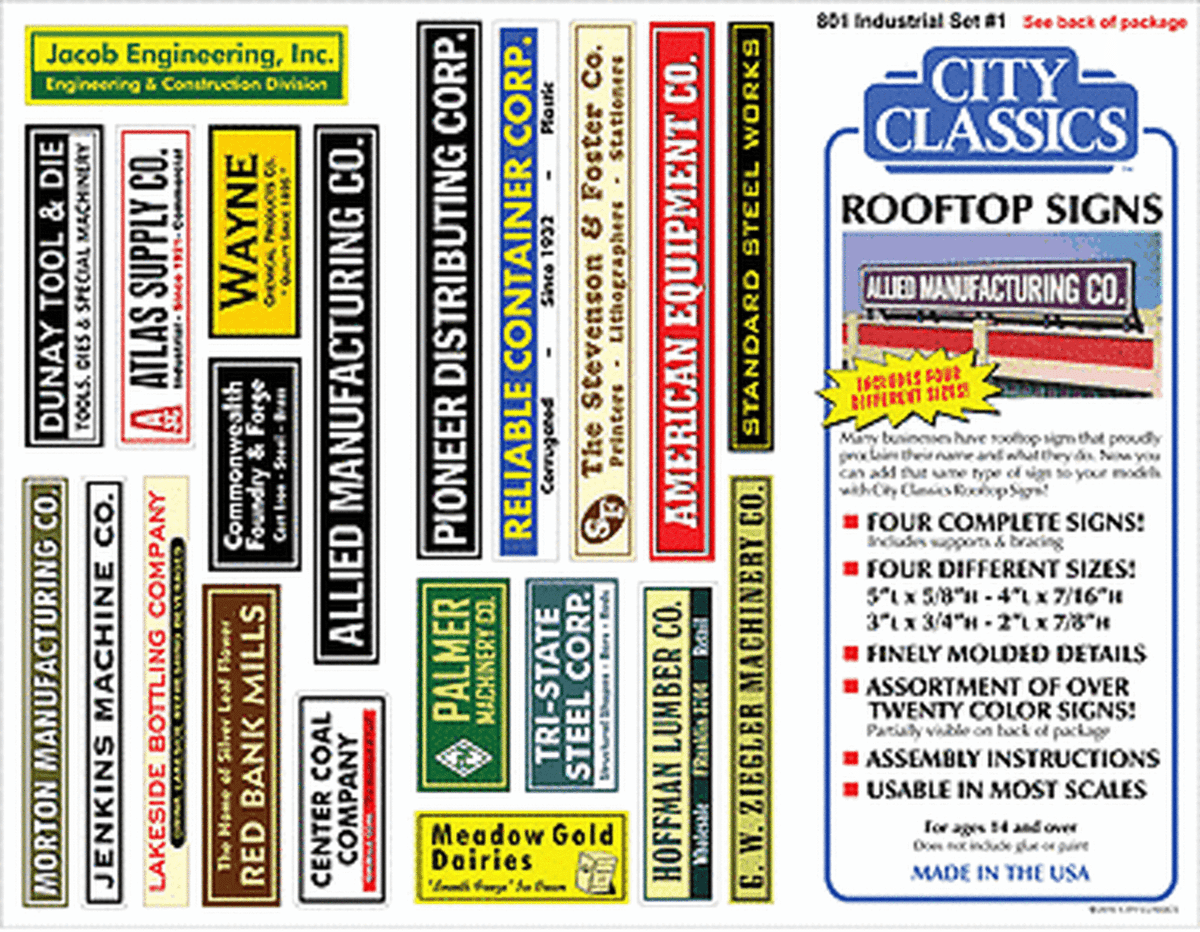 Old Fashion Industrial Signs