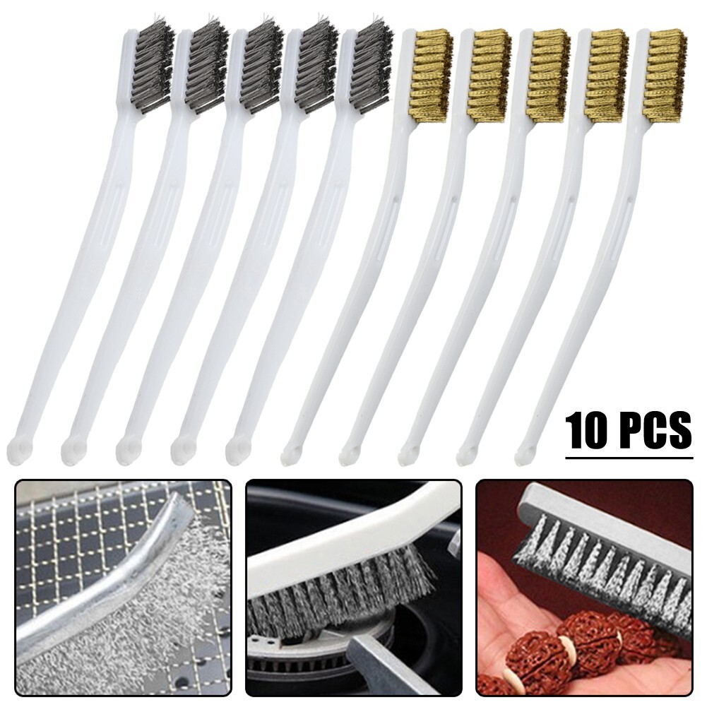 Wire Brushes Set for Professional Use Rust Removal and Polishing 10pcs ...