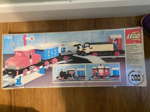 Lego 7720 Diesel Freight Train Vintage 80's Incomplete Set (Track Near ...