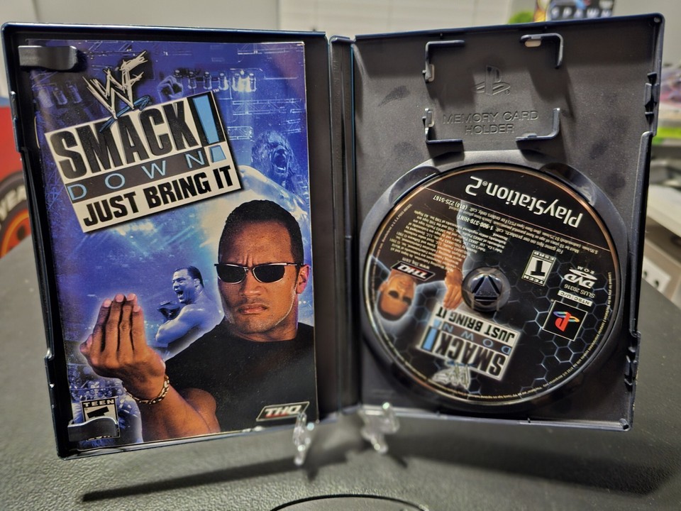 WWE SmackDown Just Bring It Sony PlayStation 2, 2002) CIB 752919460023 ...