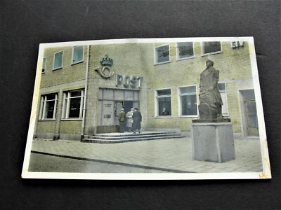 View of City Building-Boras, Sweden-1950s Hand Colored Real Photo ...