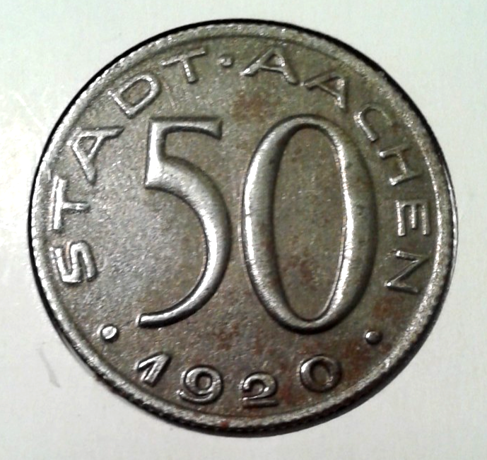 Germany Notgeld 50 Pfennig coin 1920.RARE. | eBay