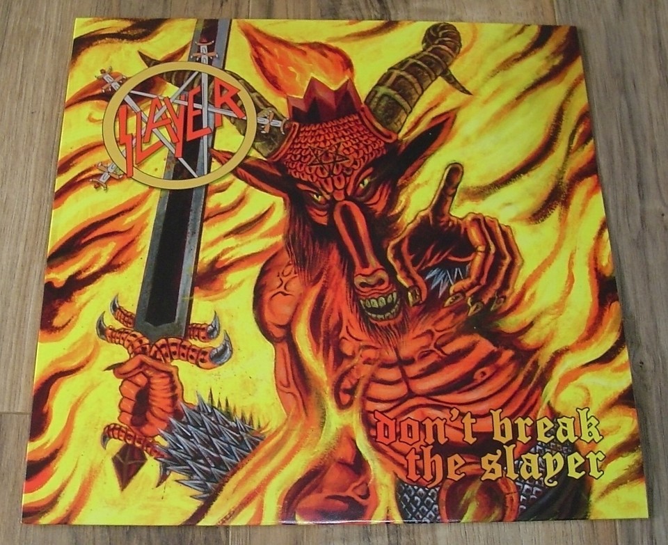 Slayer "Don't Break The" Double Yellow Vinyl Record Metallica Megadeth ...