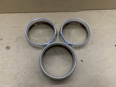 3x OEM classic Vintage 1964 64 Ford Galaxy XL Headlight Bezel Trim ...