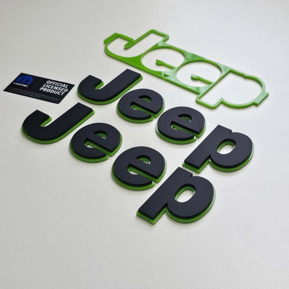 Officially Licensed Laser Cut Acrylic Jeep Wrangler Gladiator Emblems ...