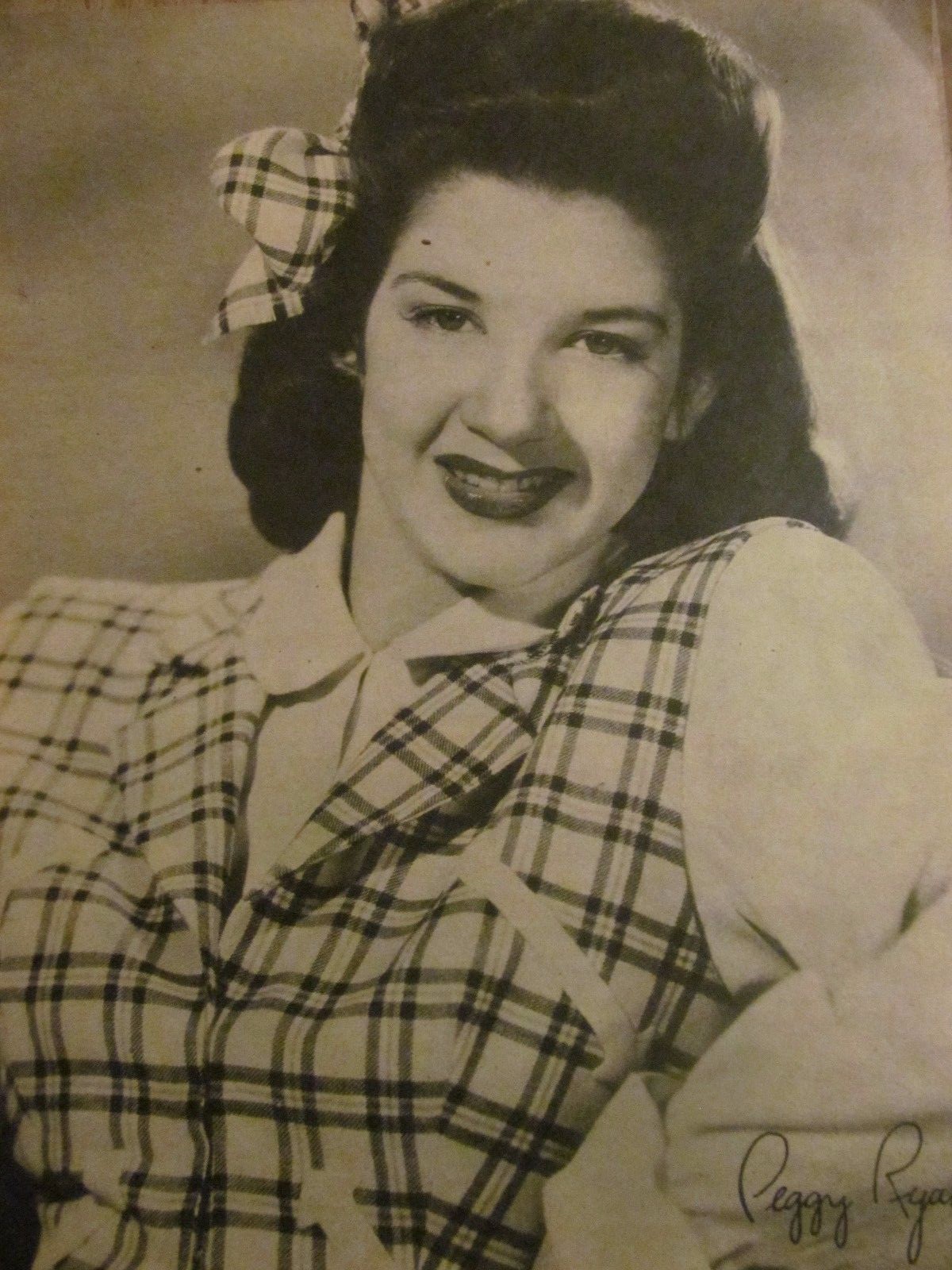 Peggy Ryan, Full Page Vintage Pinup | eBay