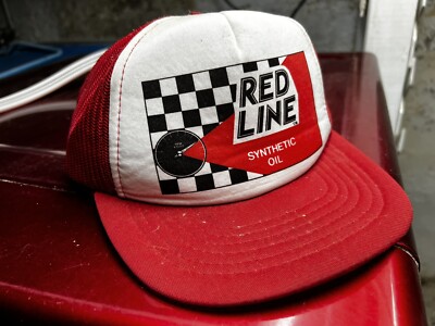 Vintage Red Line Hat Cap | eBay