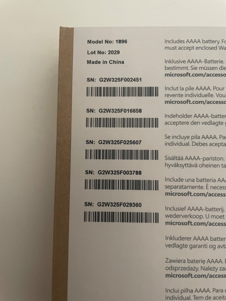 5 Pack Box Genuine OEM Microsoft Stylus Pen For Surface Tablet Model ...