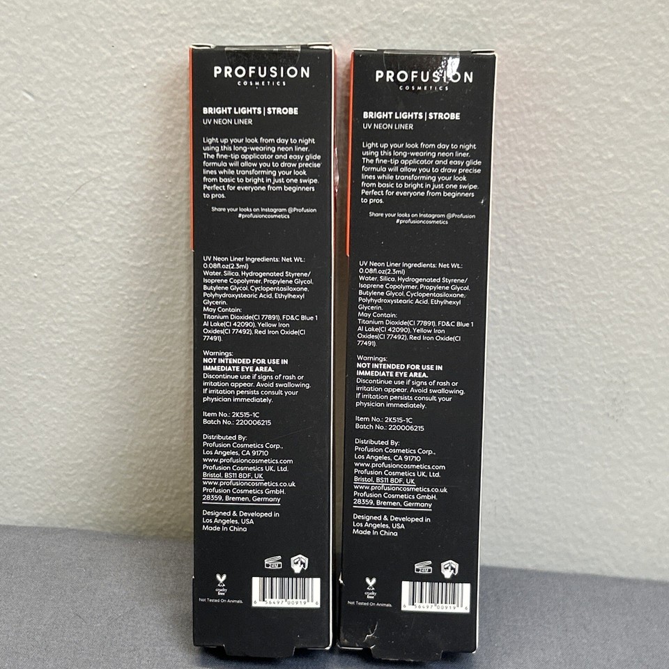 TWO Profusion Cosmetics Bright Lights Neon & Pastel Graphic Liners ...