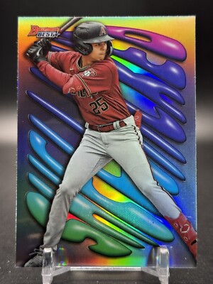 DRUW JONES 2023 BOWMAN'S BEST SHELLACKED INSERT PROSPECT DIAMONDBACKS # ...