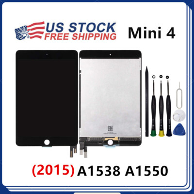 For iPad Mini 4 2015 A1538 A1550 LCD Display Touch Screen Assembly ...