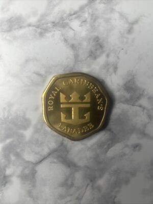 Royal Carribean's Labadee Ship Cruise Token Coin Brass Slot Medal 1.25 ...