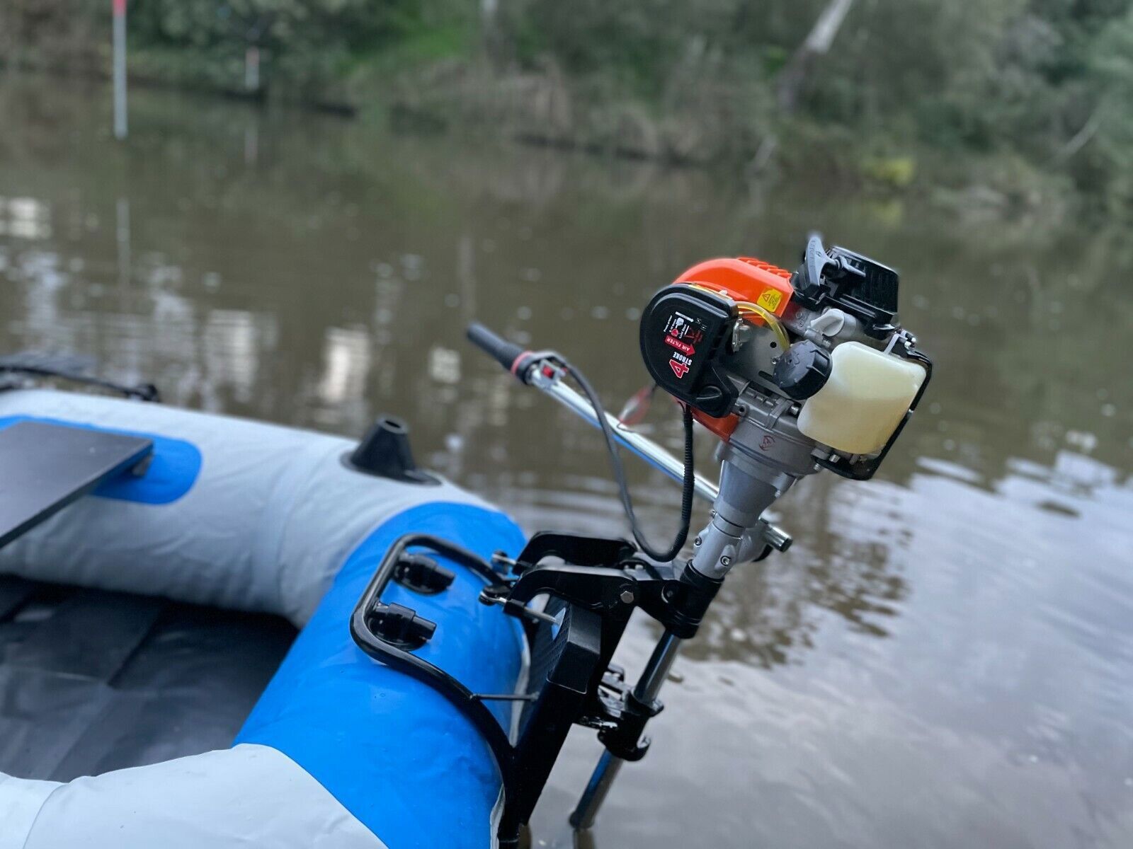 4 Stroke Outboard motor Engine 2hp For Boat Tinny Dinghy Kayak ...