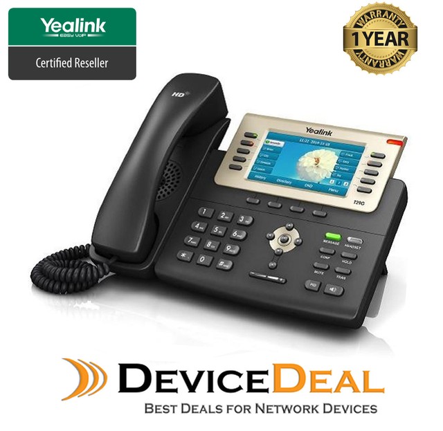 YEALINK T29G LCD DISPLAY HD VOICE IP PHONE SIP BLUETOOTH HEADSET for ...