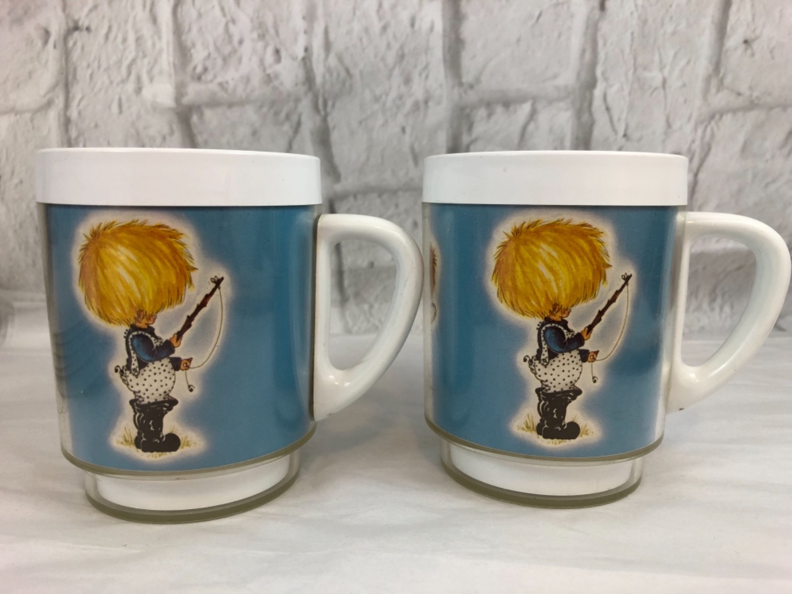 Vintage 1973 Lynn Santarlasci Mop Tops Basketball Themo Serv Coffee Mug ...