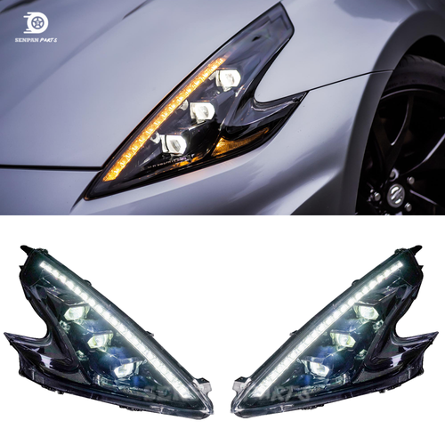 LED Headlight Sequential Compatible With Nissan 370Z Fairlady Z34 ...