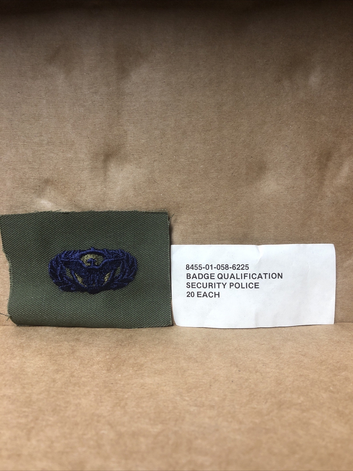 USAF Air Force Security Police Forces SF SP Qualification Skill badge ...