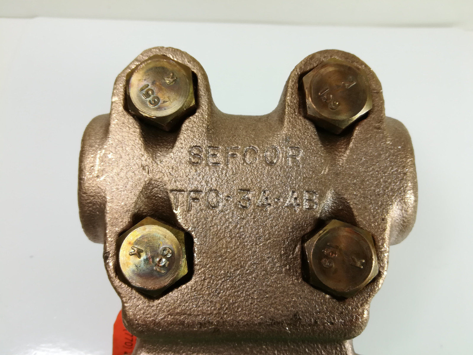 Sefcor TFC-34-4B Straight Bolted Bronze Tee Connector 4/0 AWG 1000 ...