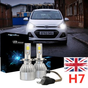 Fits HYUNDAI i10 2007+ 2x H4 Headlight Kit LED Bulbs LOW/HIGH BEAM ...