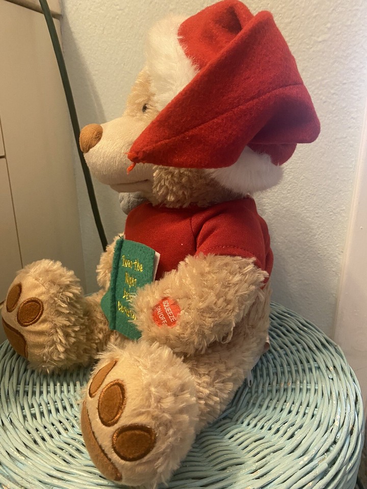 Christmas Animated talking Bear & Mouse Twas the Night Before Christmas ...