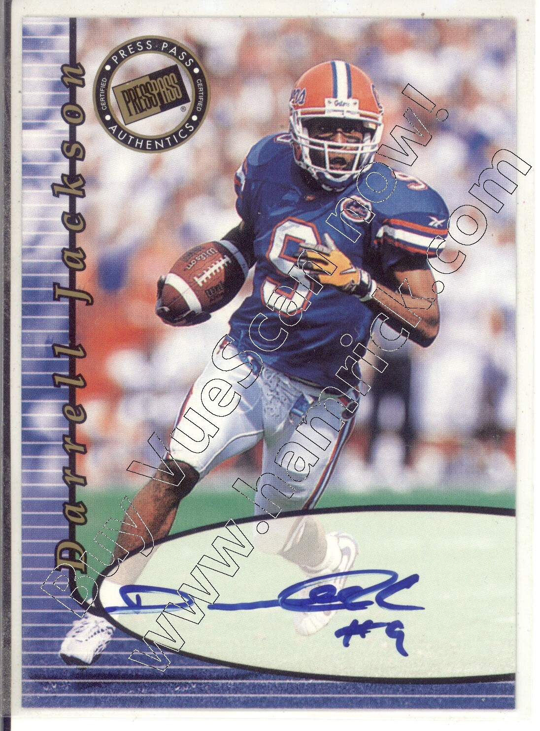 darrell jackson rc rookie draft auto autograph florida gators uf ...