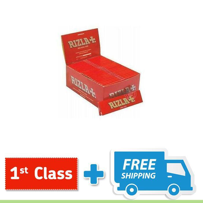 10 BOOKLETS RIZLA RED KING SIZE SLIM EXCLUSIVE SMOKING PAPERS | eBay