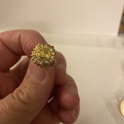 VINTAGE SUN LAPEL PIN | eBay