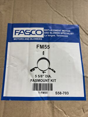 Fasco FM55 5-5/8" Three Leg Torsion Flex Mount Bracket, replacement for ...