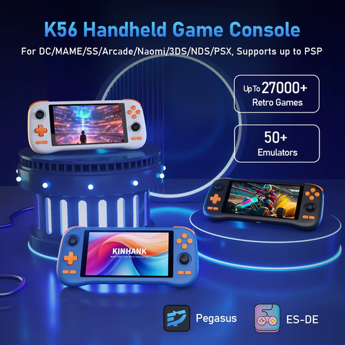 K56 Handheld Game Console 5.5'' IPS Touch Screen with 50+ Emulators up ...