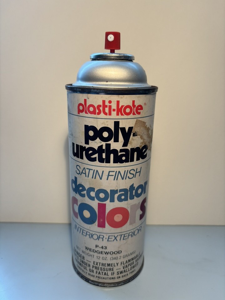 Vintage Plasti-kote Paper Label Spray Paint Rusto Krylon Graffiti Full ...