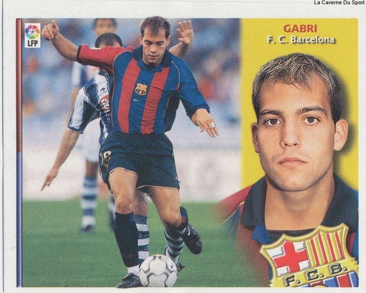 GABRI GARCIA # ESPANA FC.BARCELONA LIGA 2003 ESTE STICKER CROMO | eBay