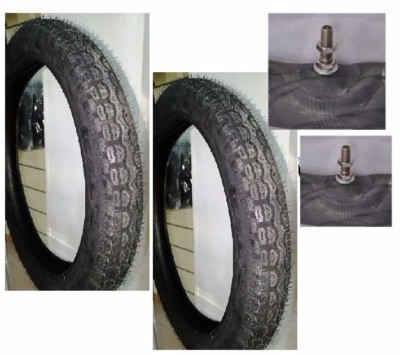 2 Tires Wheels Tyres 2 3/4 - 16 + 2 Inner Tubes Motorcycle PIAGGIO SI ...