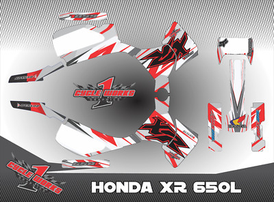 HONDA XR 650L XR650 CUSTSTOM GRAPHICS KIT GRAFICAS DECAL ZETA | eBay